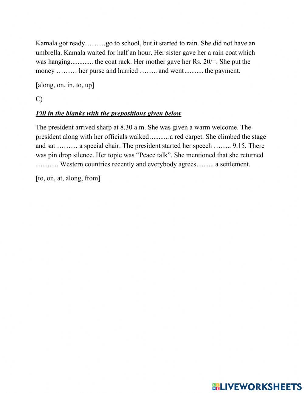 grade 11 English online exercise for | Live Worksheets