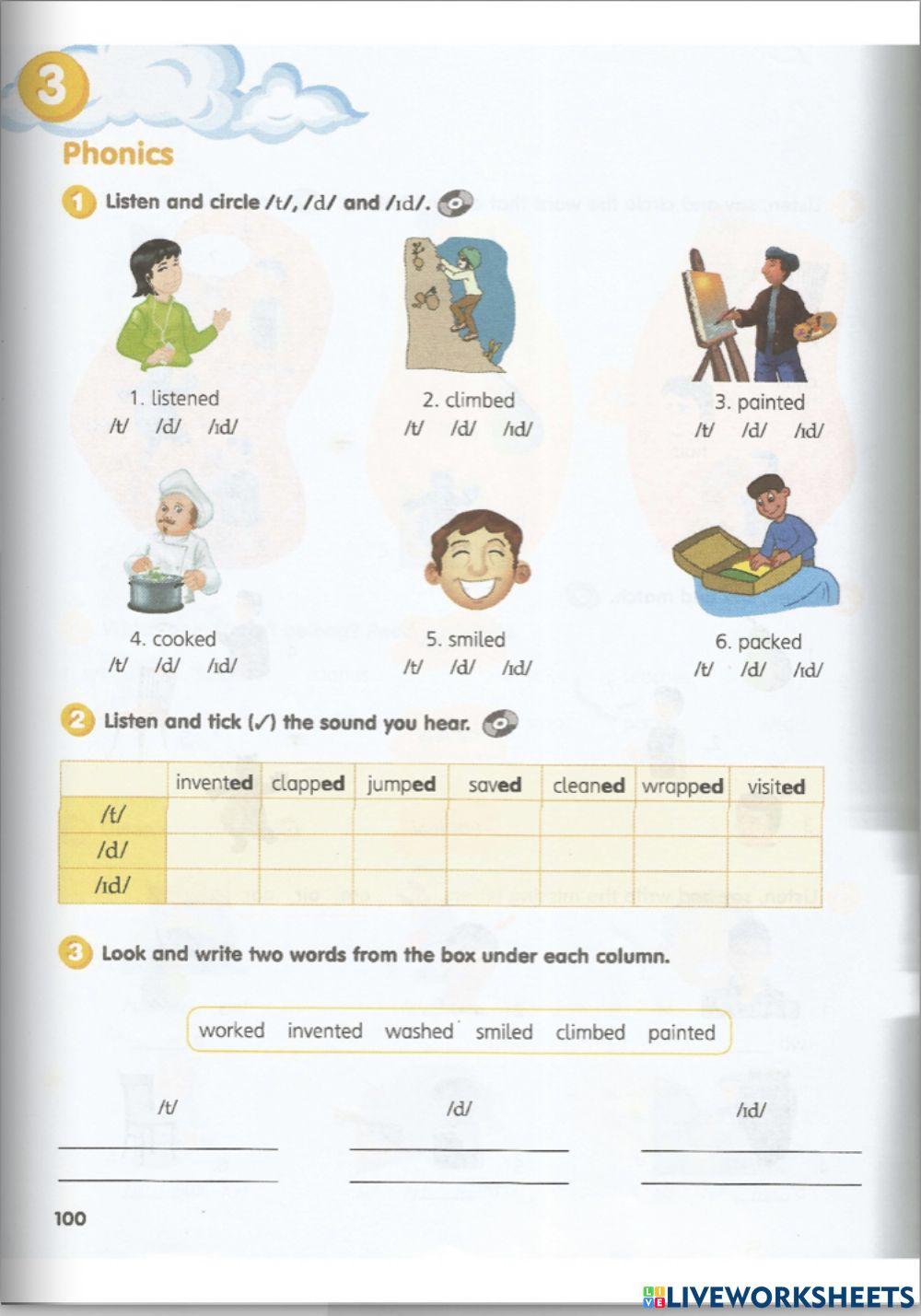 Phonics 3 online exercise | Live Worksheets