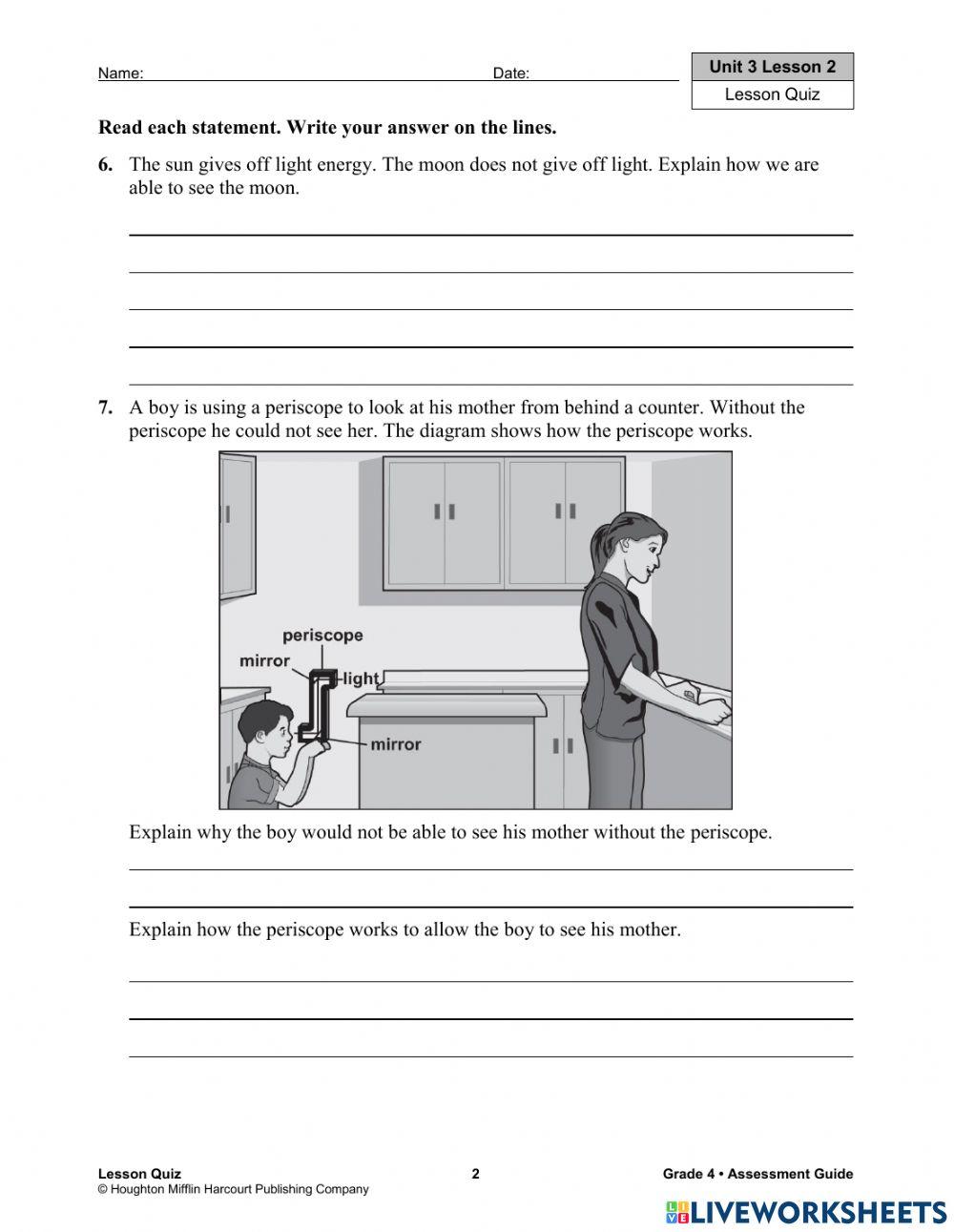 UNIT 3 L2 online exercise for | Live Worksheets