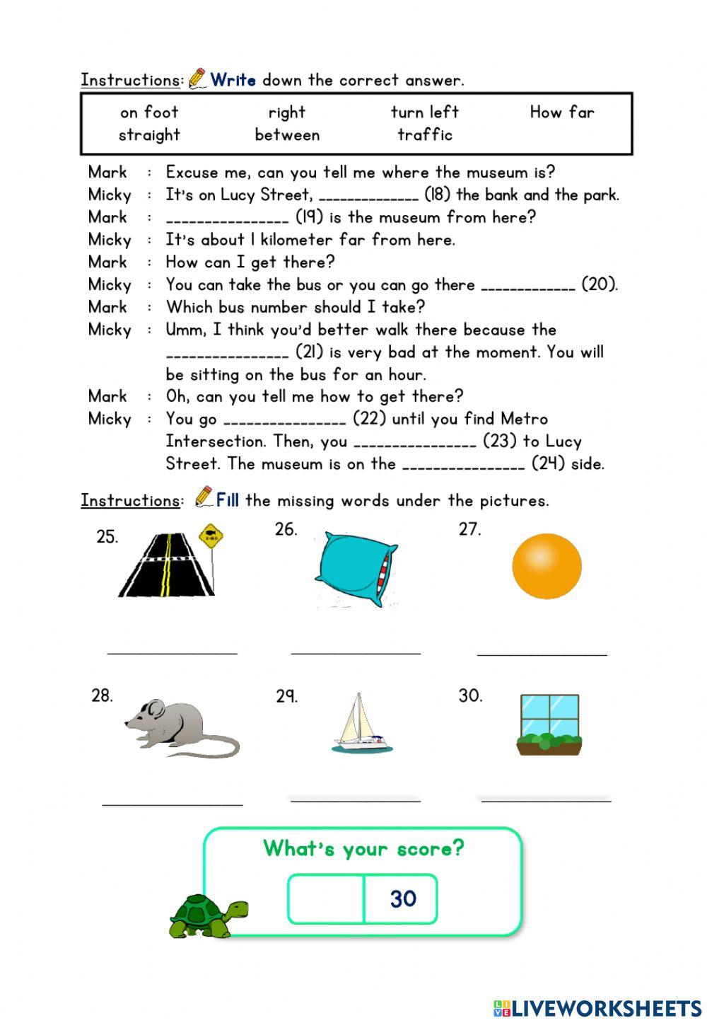 EIS English P4 U3 Worksheet3 worksheet | Live Worksheets