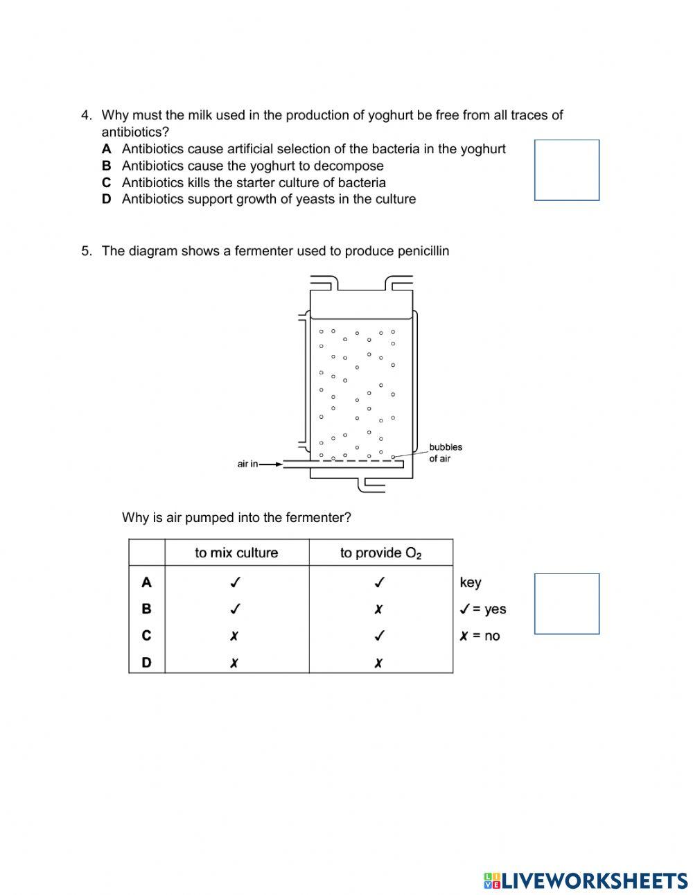 Microorganisms … | Free Interactive Worksheets | 1342910