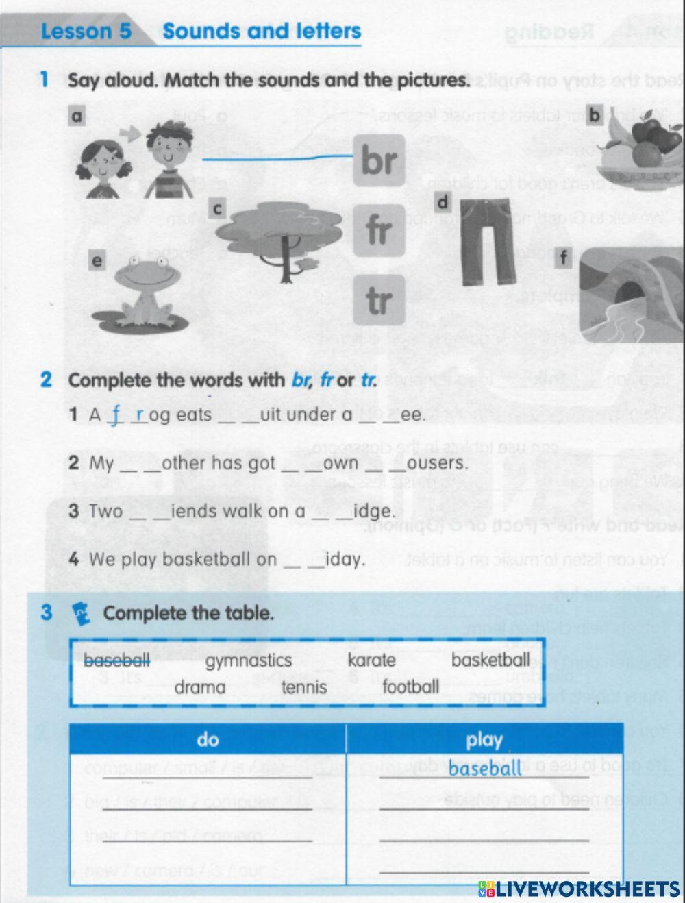 Workbook academy star worksheet | Live Worksheets
