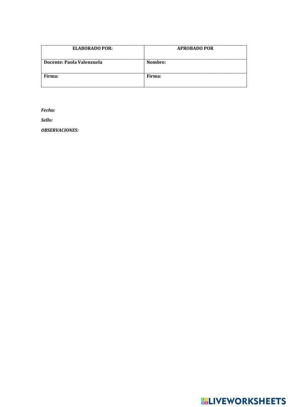 Cuestionario diagnostico 5to LyL worksheet | Live Worksheets