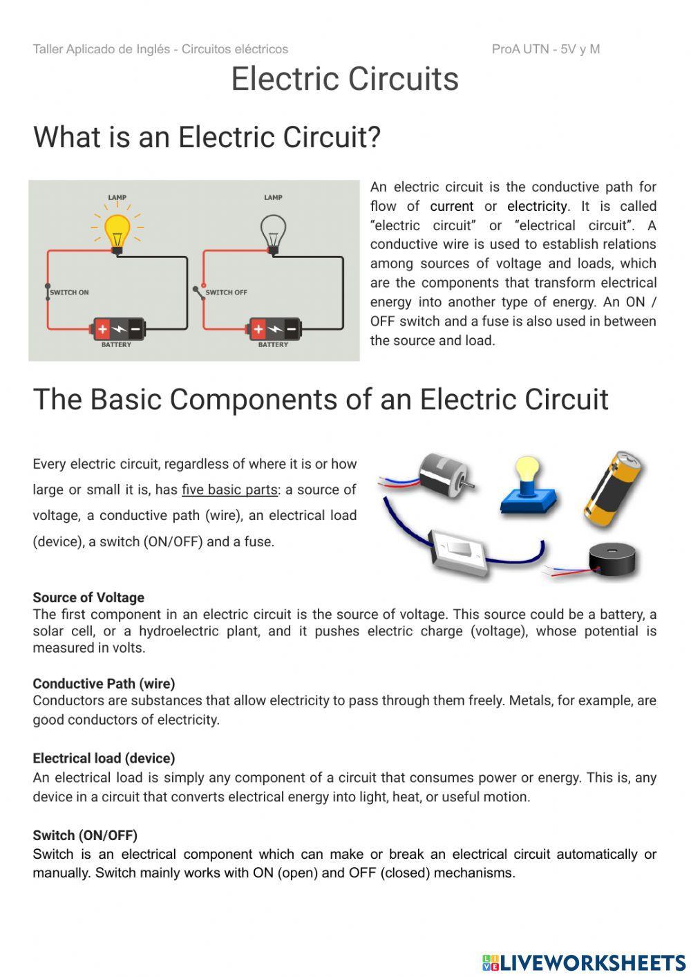 Electric Components Definition Class 7 at Clara Stamps blog