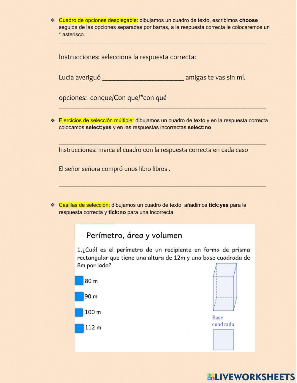 Tutorial | Free Interactive Worksheets | 5170903