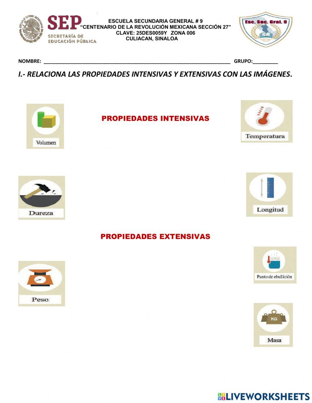6718952 | IDENTIFICACION DE PROPIEDADES EXTENSIVAS Y