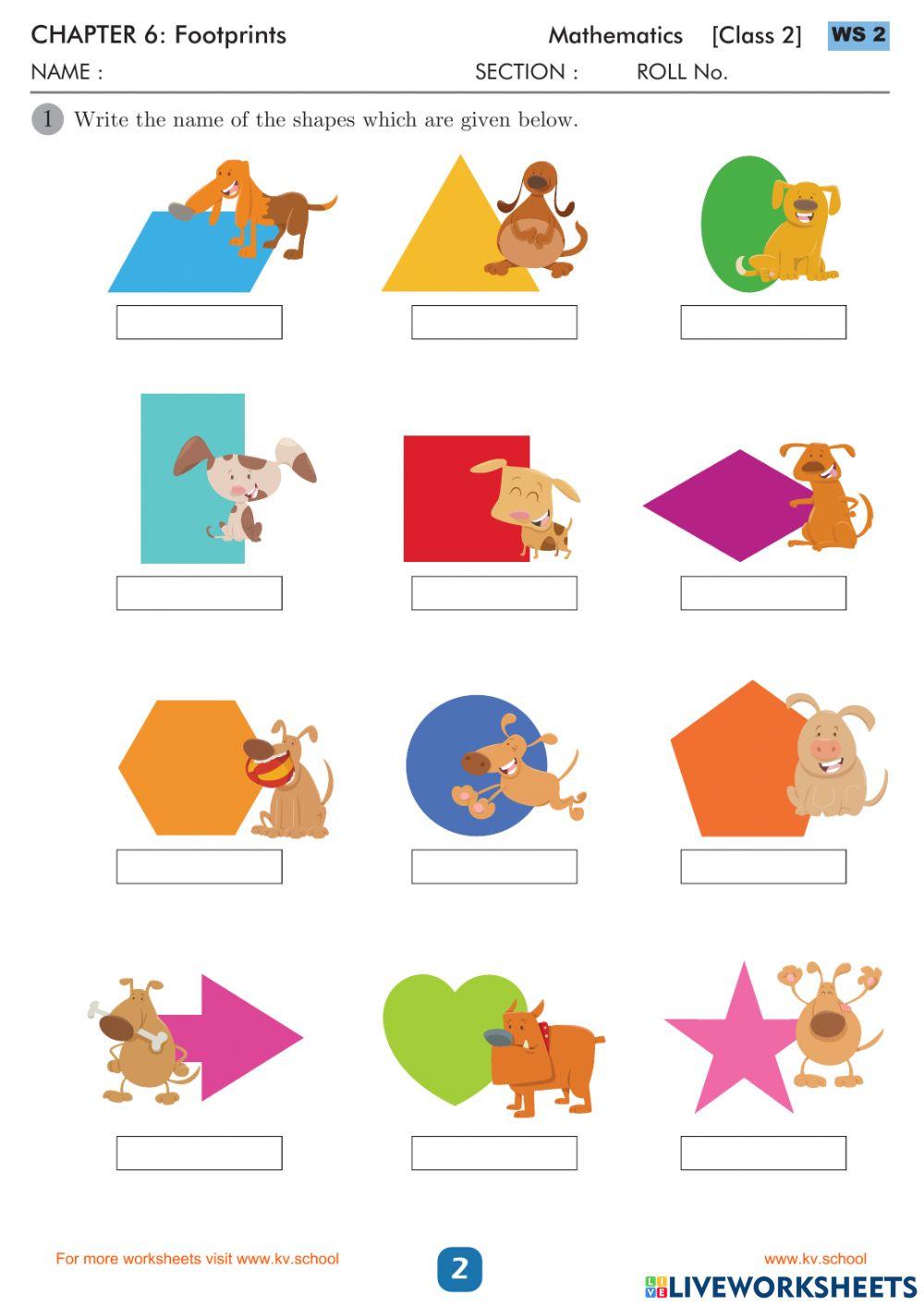 Match the following interactive activity for 3 | Live Worksheets