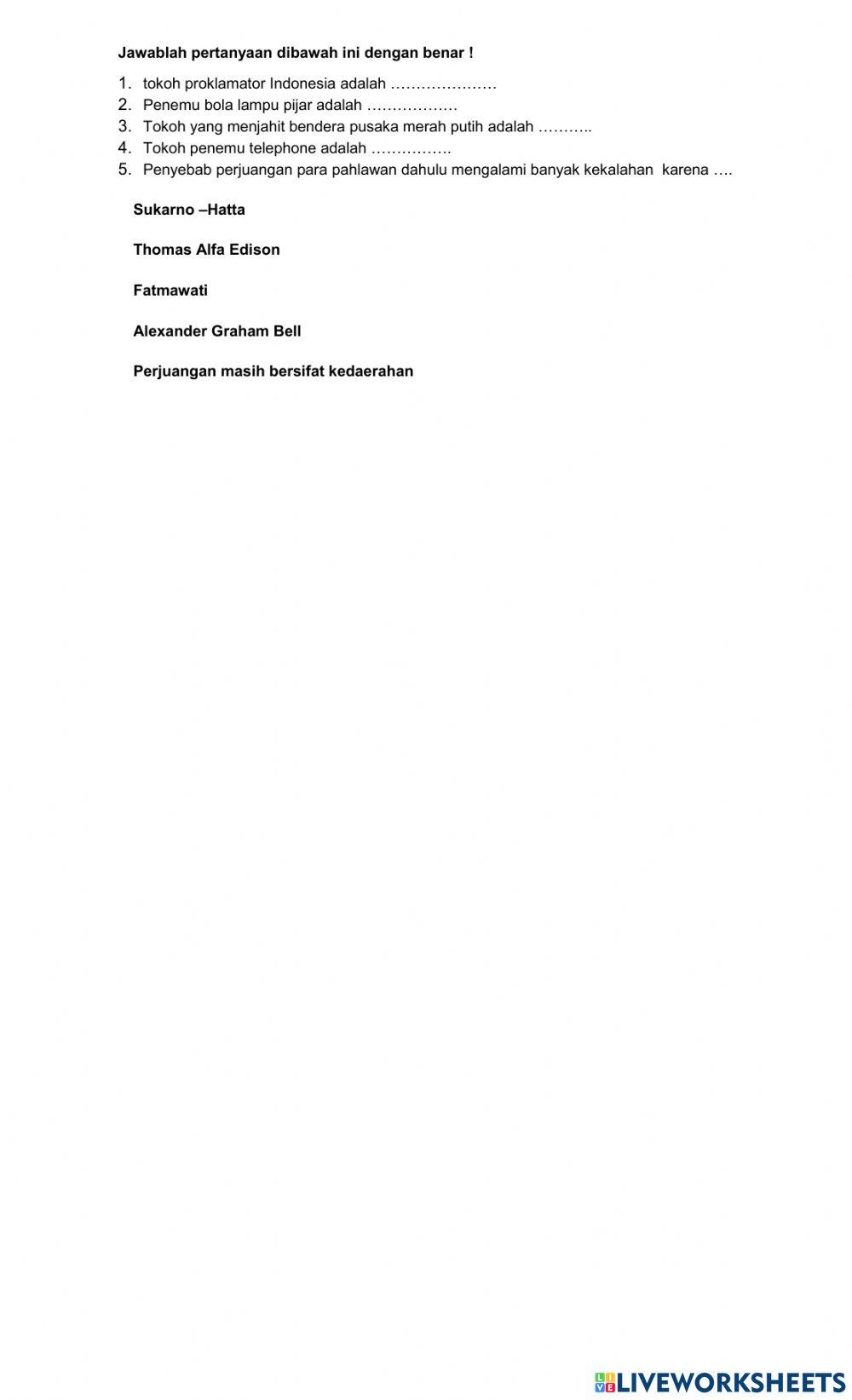 Ips online exercise for 6 | Live Worksheets