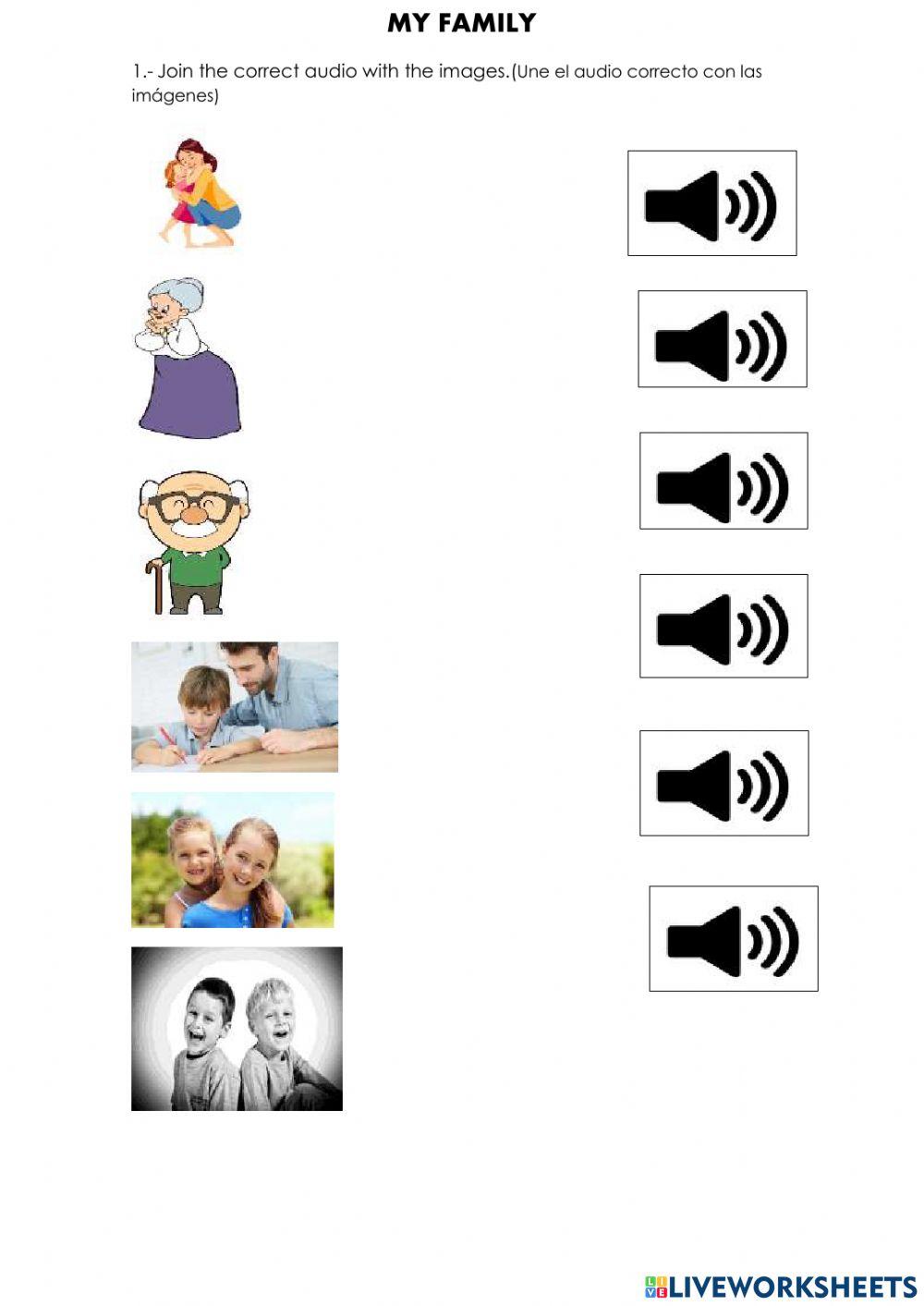 Family online exercise for Octavo | Live Worksheets