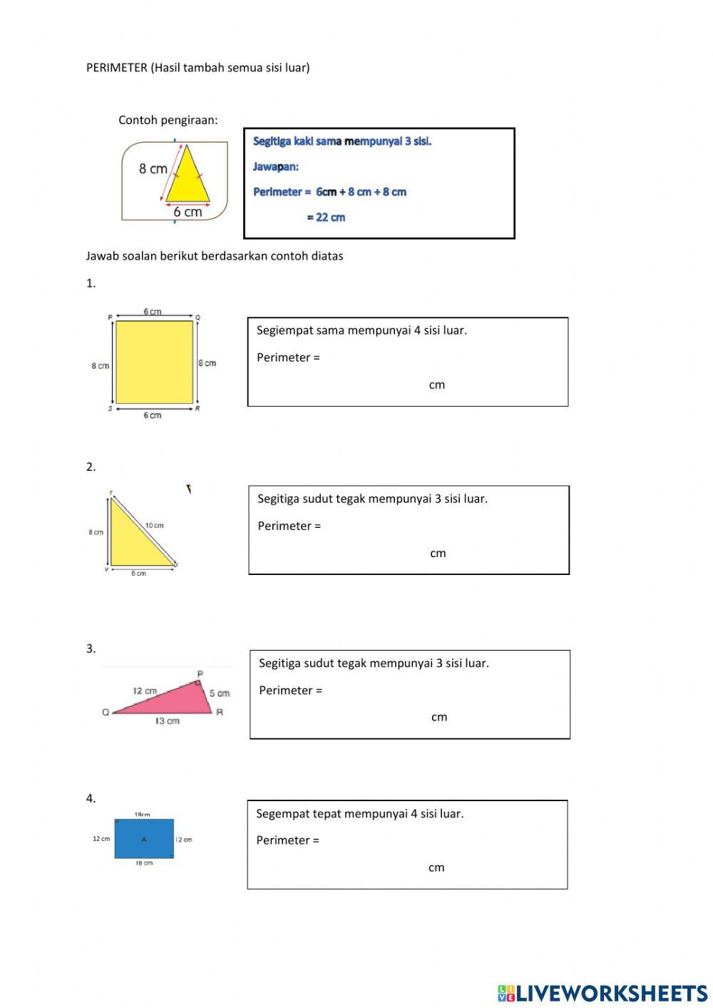 Ruang | Free Interactive Worksheets | 1416951