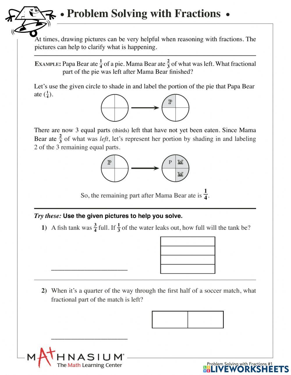 quarter problem solving year 1