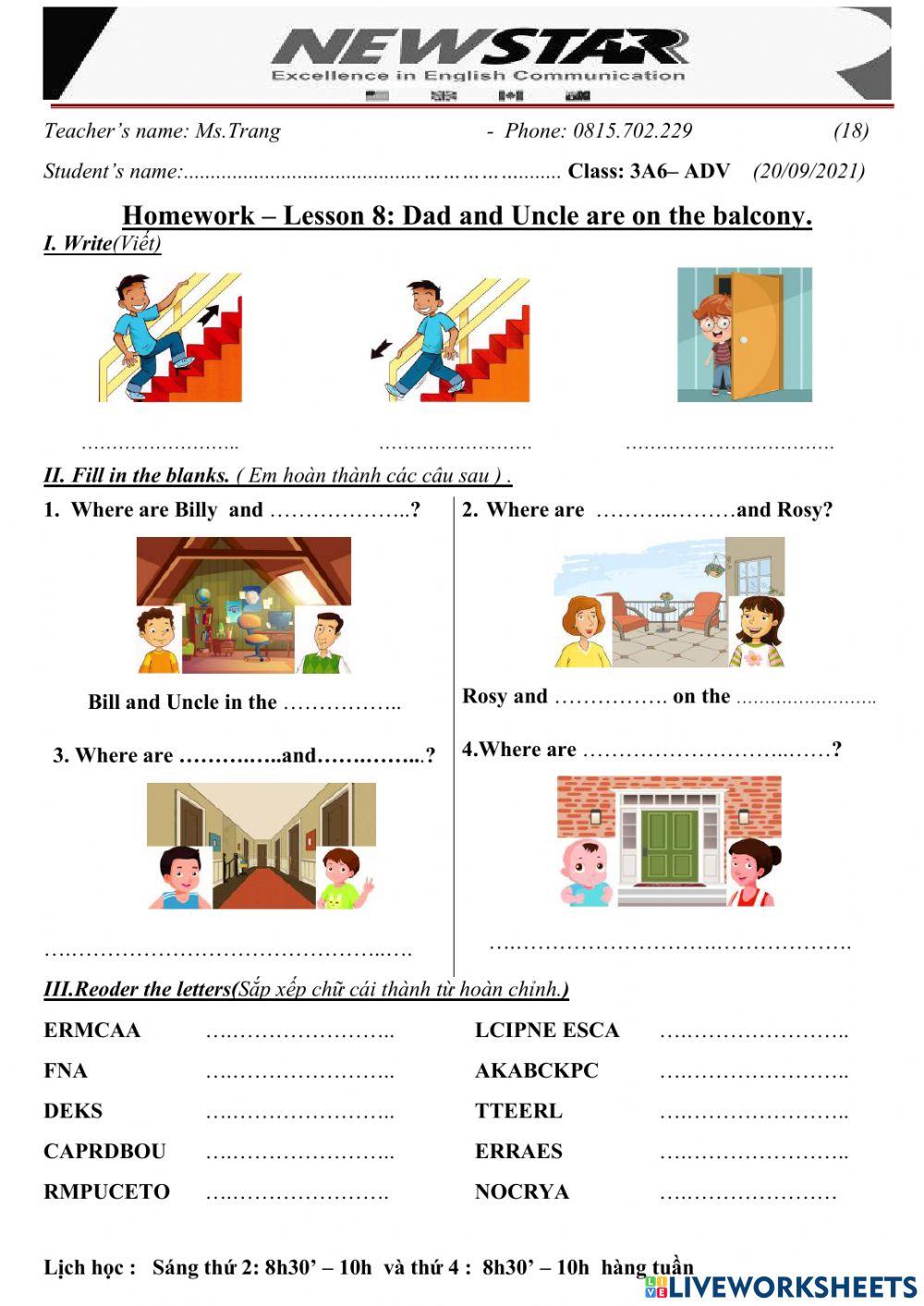 1417818 | 3A6-Lesson 8-Dad and Uncle are on the balcony
