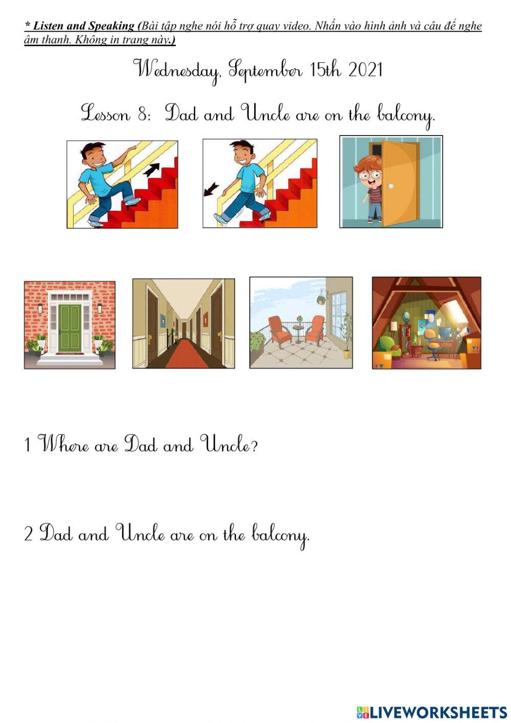 1417818 | 3A6-Lesson 8-Dad and Uncle are on the balcony