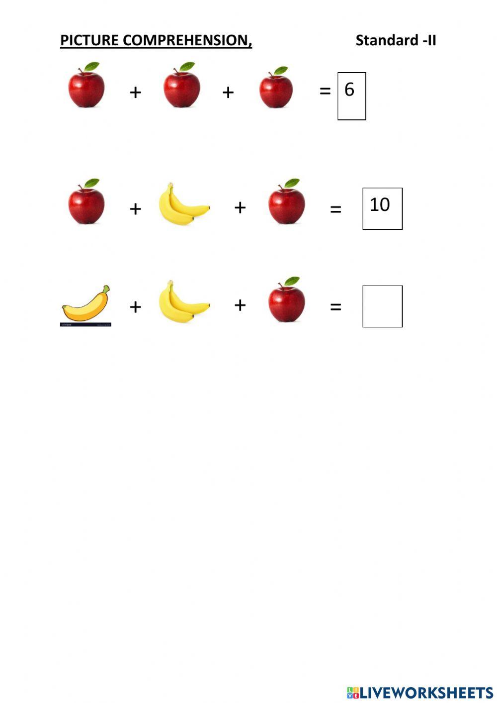 Picture Comprehension interactive exercise | Live Worksheets