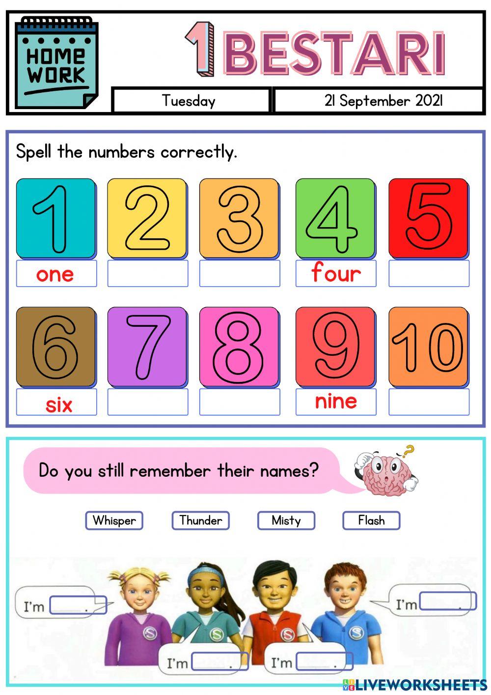 Friends - Year 1 CEFR worksheet | Live Worksheets