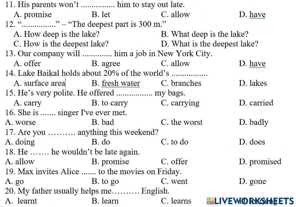 1418922 | Multiple choice Theme 1 - Version 2 | truongvy