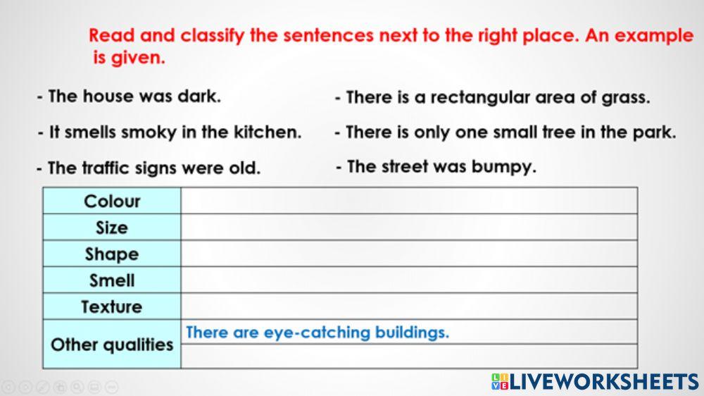 Writing | Free Interactive Worksheets | 1419239