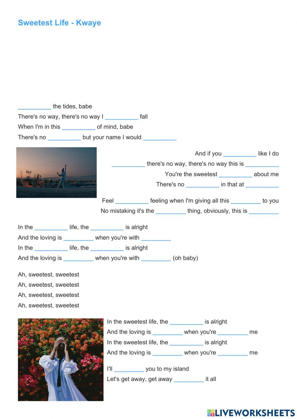 1419634 | Sweetest Life - Kwaye - Song | dafny