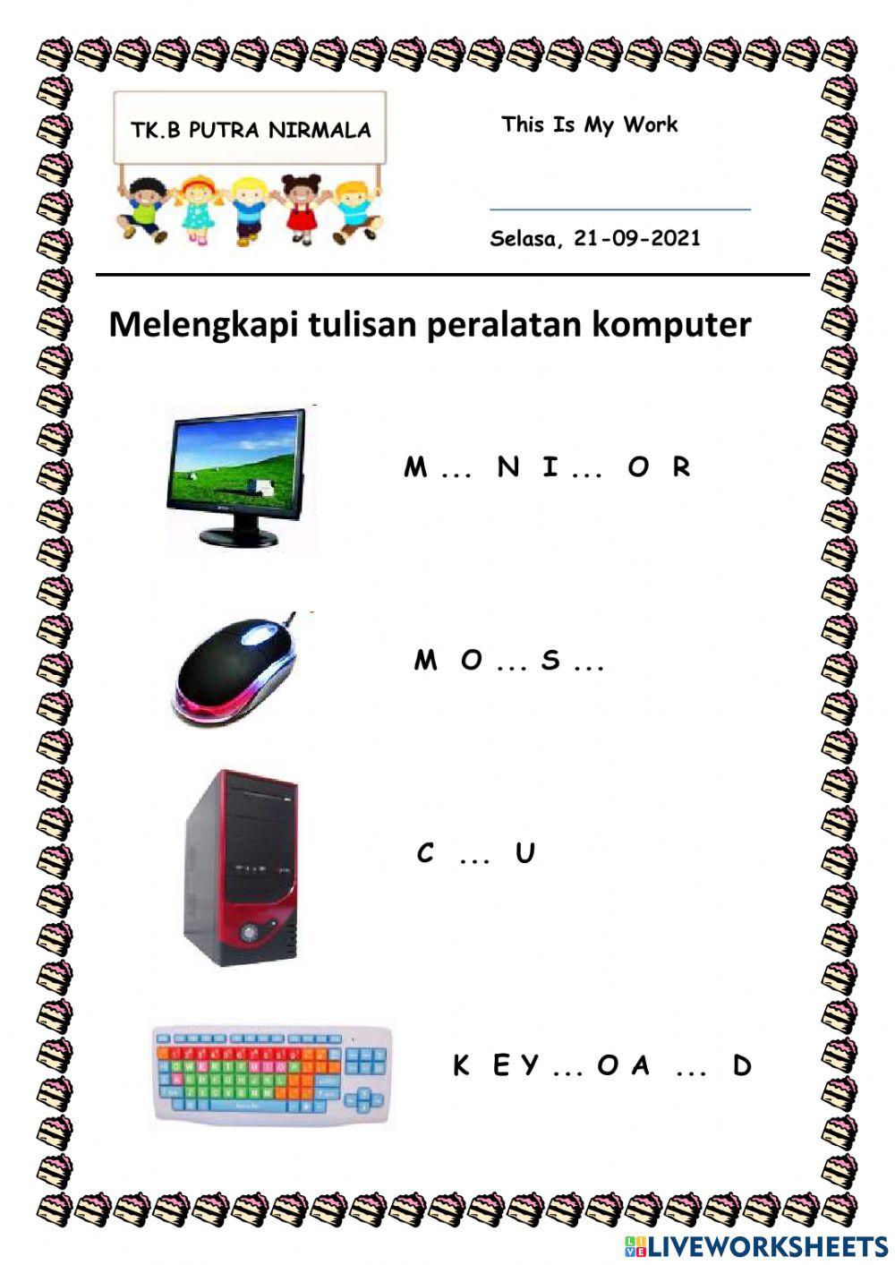 Komputer 1419787 | Elisabeth Reni K | Live Worksheets