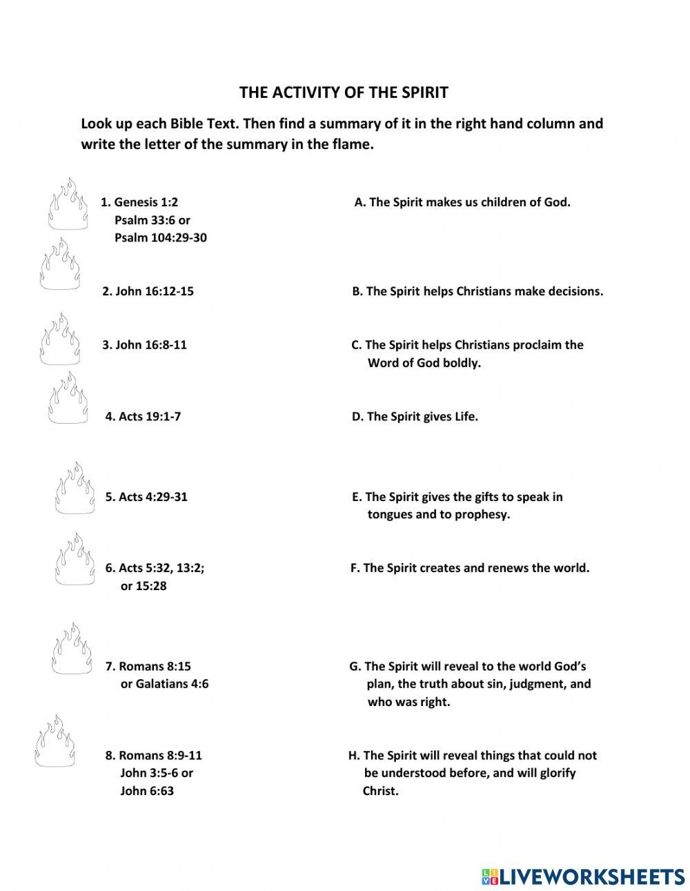 1419905 | The Activity of the Spirit | brenda virgile