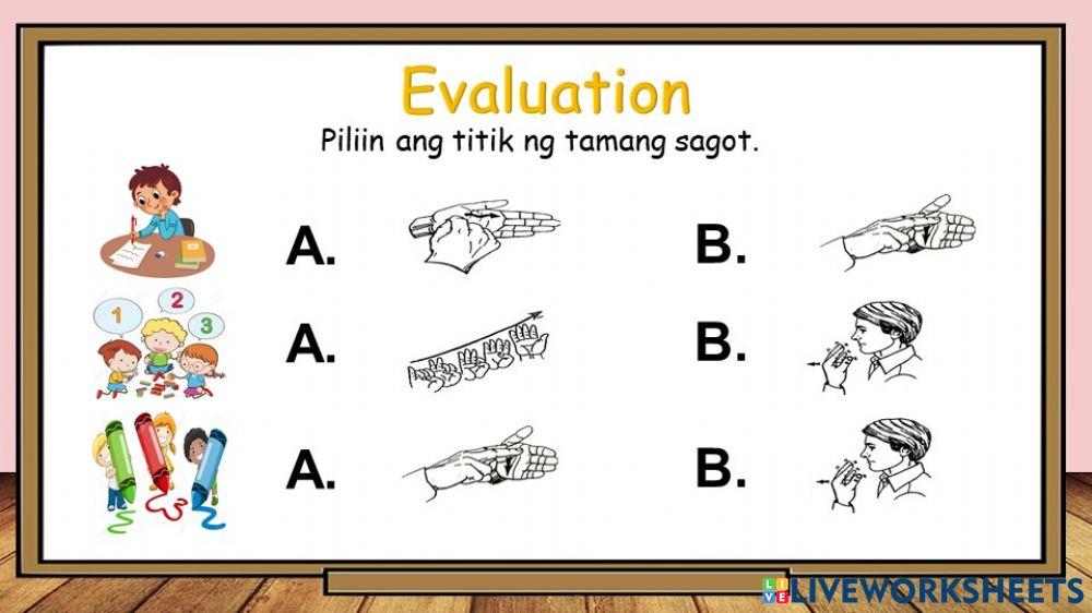 Paglalarawan Ng Mga Bagay Sa Paaralan Worksheet Live, 43% OFF