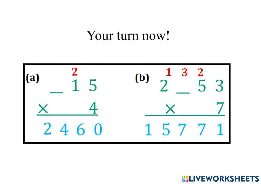 1421978 Find Missing Digits In Multiplication Faizal 1421978-find-missing-digits-in-multiplication-faizal