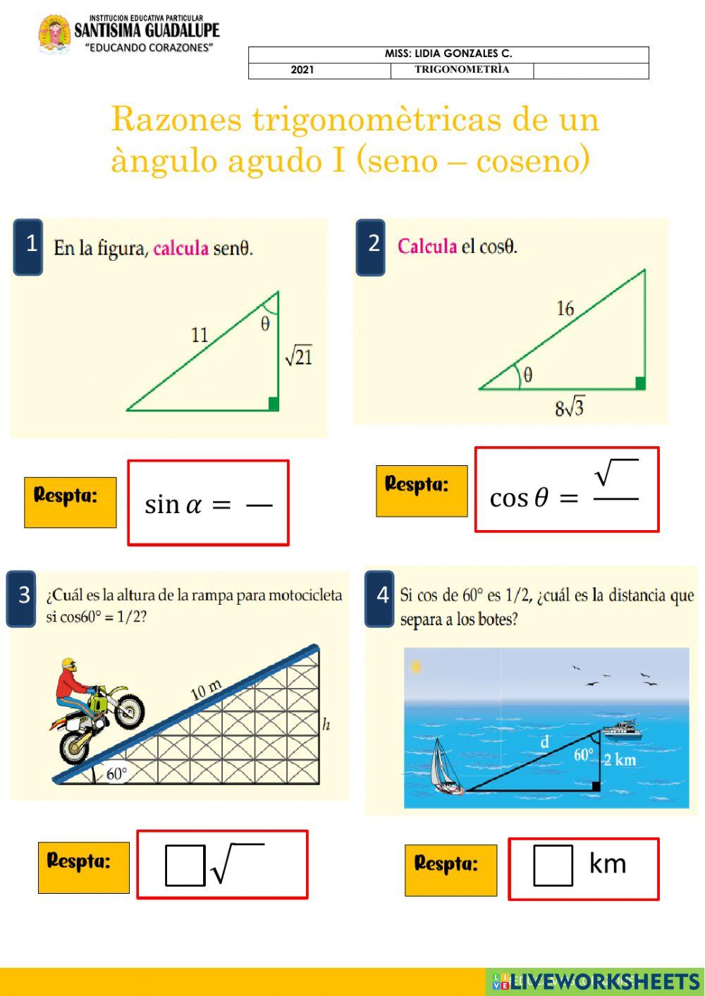 Raz.trigo.ang.a… | Free Interactive Worksheets | 1422312