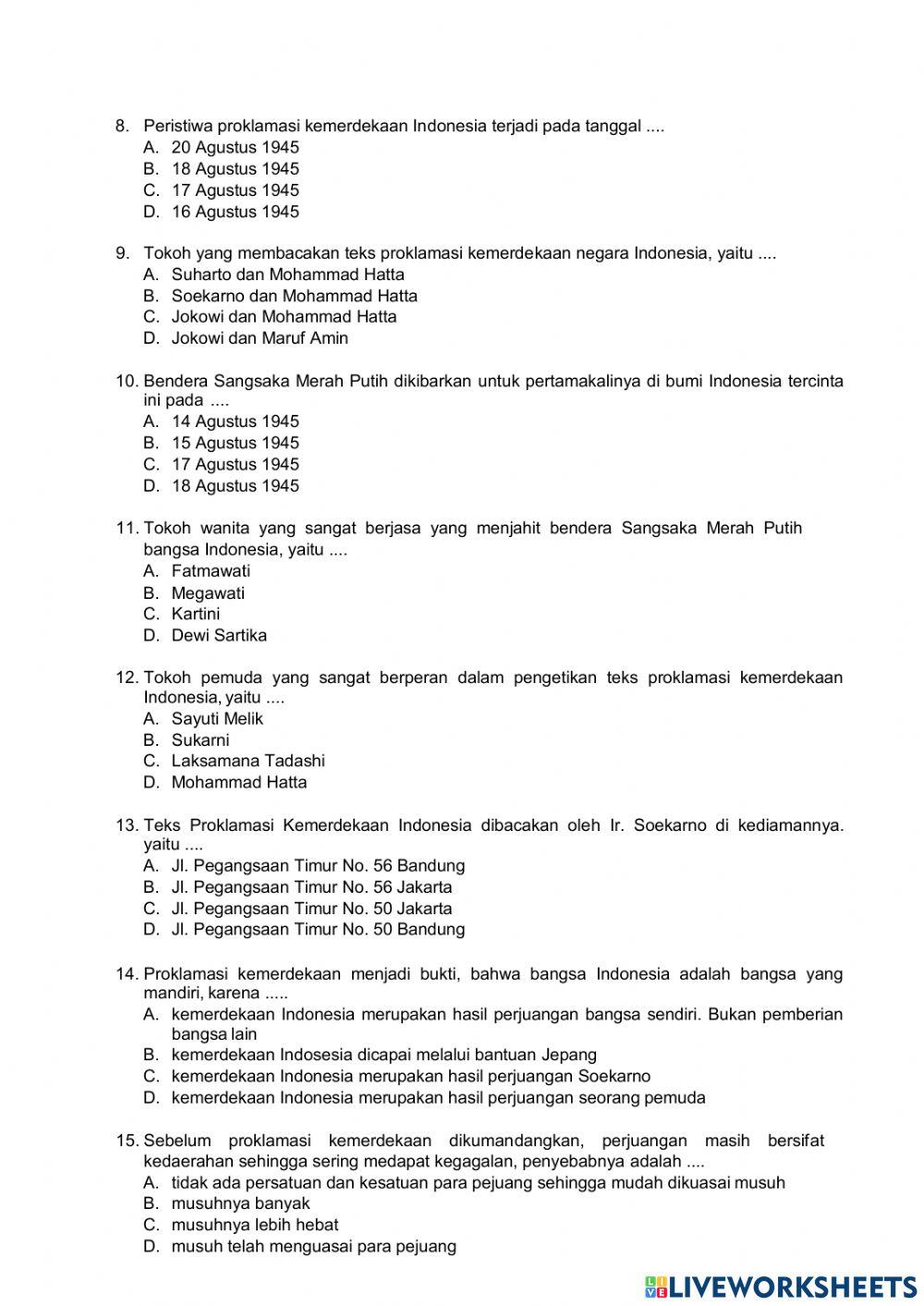 Ips online exercise for 6 | Live Worksheets