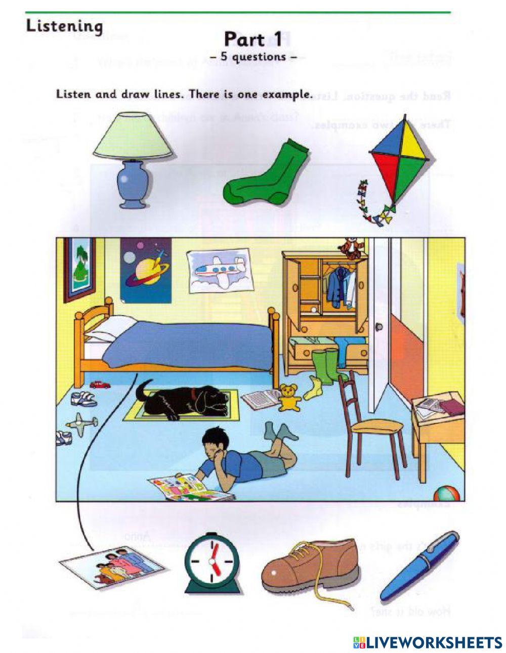 mrsroxy | Cambridge Starters 3 Listening Test 2 5173785