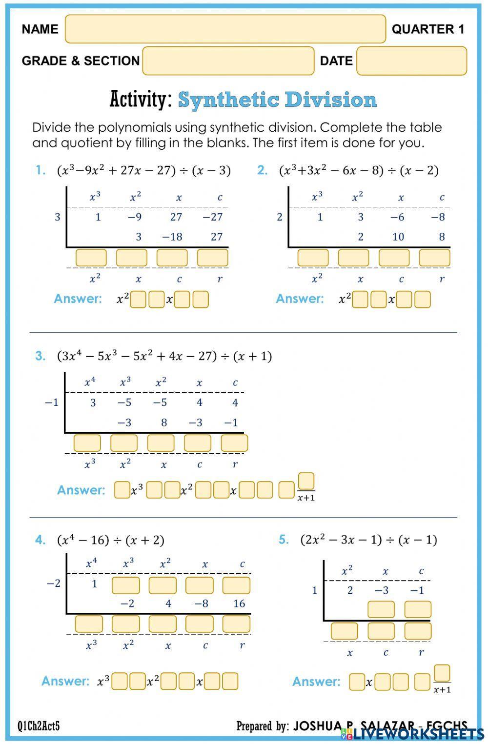 Practice Worksheet Synthetic Division Answers practice-worksheet-synthetic-division-answers