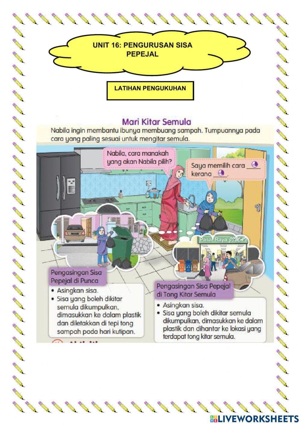 1423990 | UNIT 16: Pengurusan Sisa Pepejal | Athirah