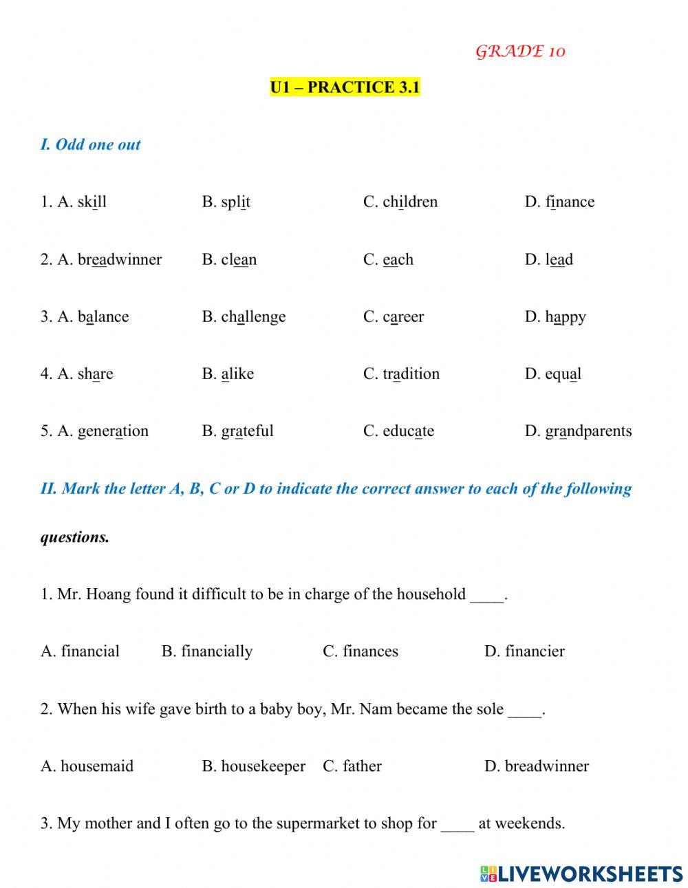1424329 | U1 - practice 3.1 | Nguyễn Thuỳ Linh