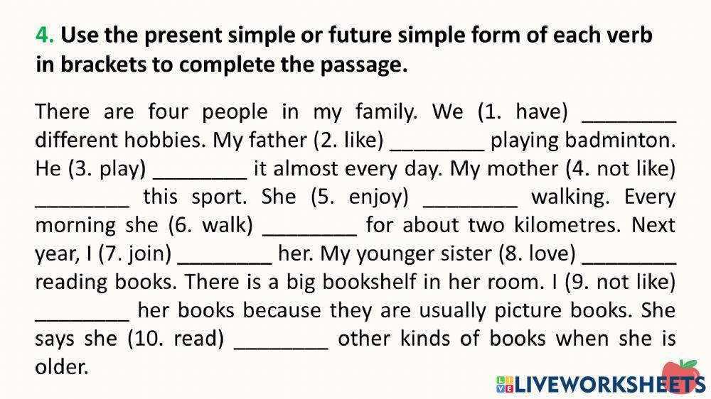 E7U1L7 - Looking back & Project worksheet | Live Worksheets