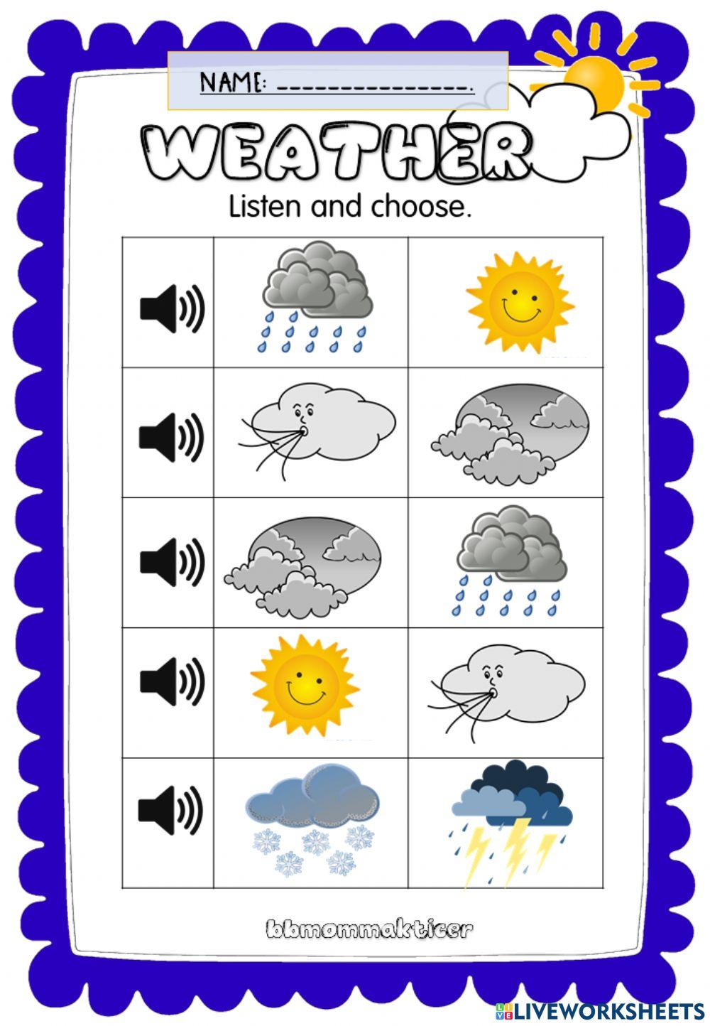 1425138 | Weather | faiznur_89 | LiveWorksheets