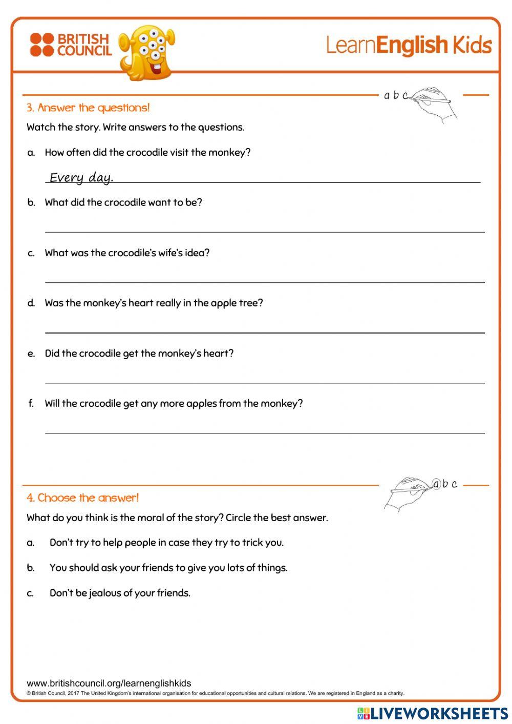 Listening activity | Live Worksheets