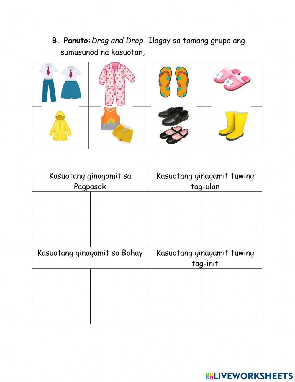 Ang Aking Pamilya Activity Live Worksheets