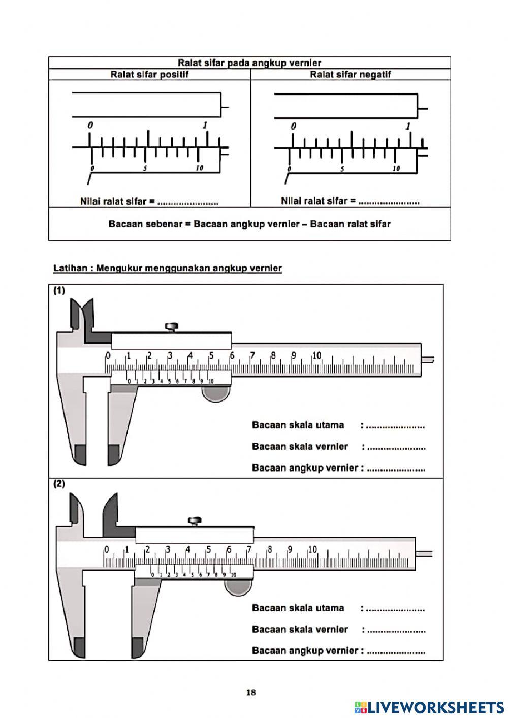 Ralat Sifar - B… | Free Interactive Worksheets | 4316886