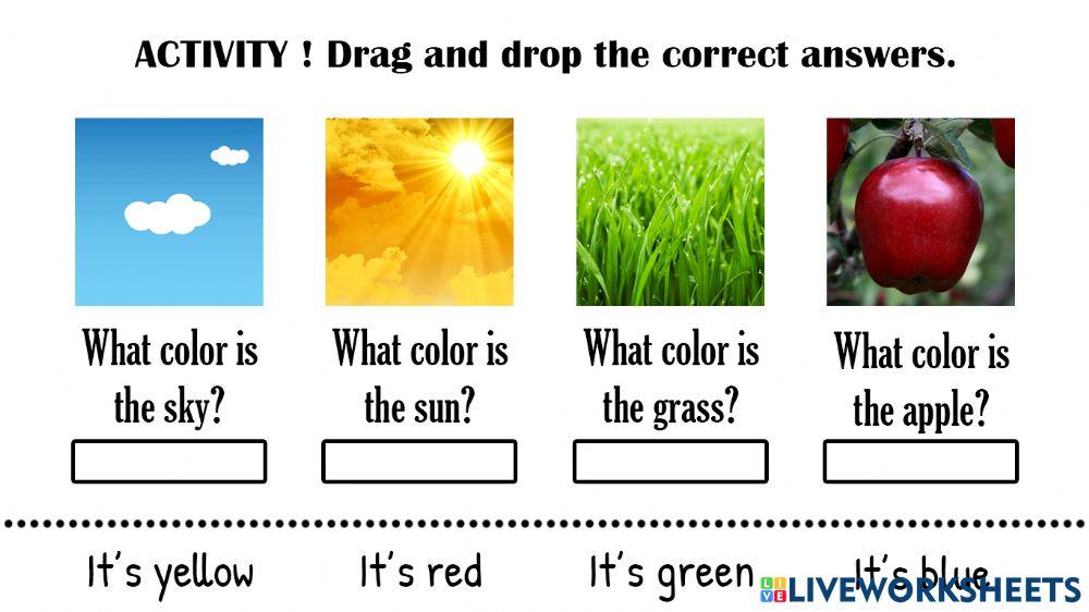What color is it? interactive activity for Elemental | Live Worksheets