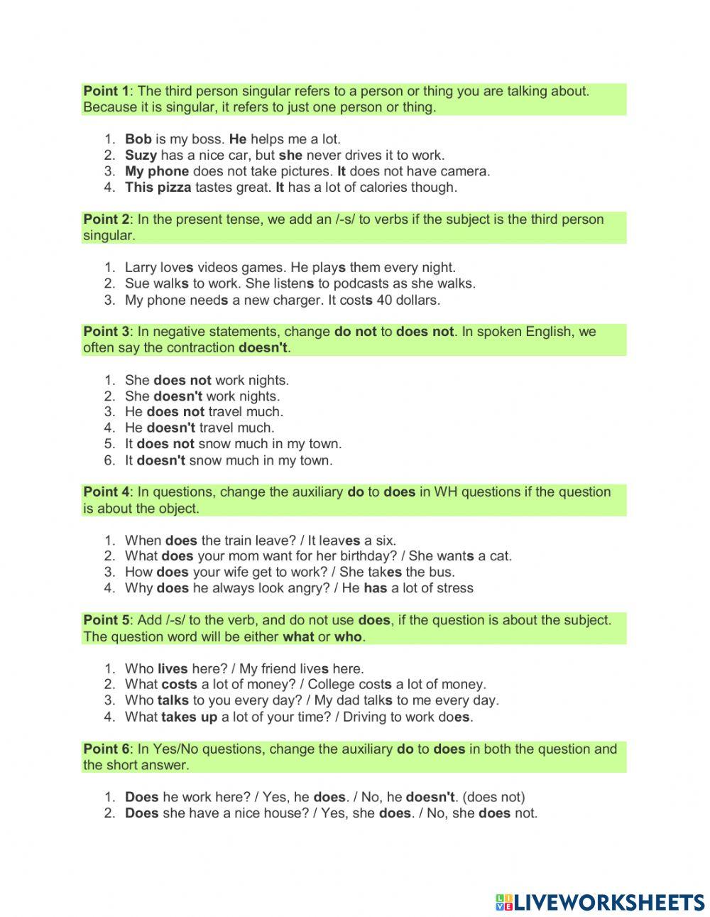 CONVERSATION online exercise for | Live Worksheets