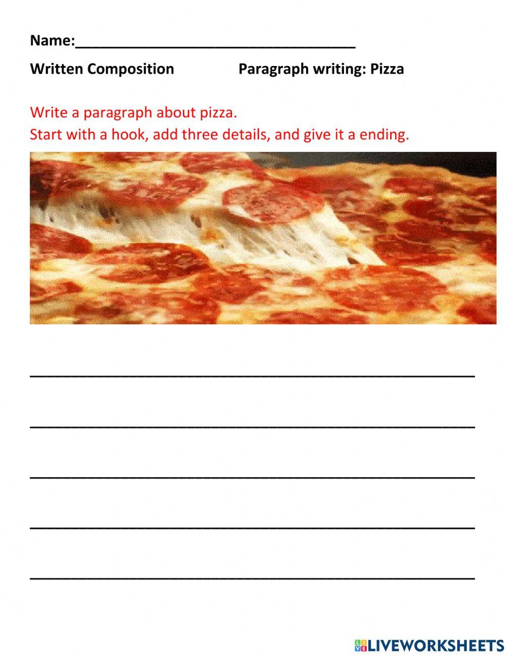 Written Composition Para3 online exercise for | Live Worksheets