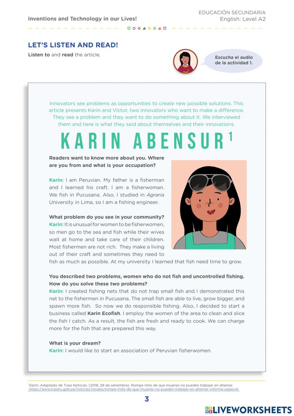 Inventions and Technology in our Lives! | Live Worksheets