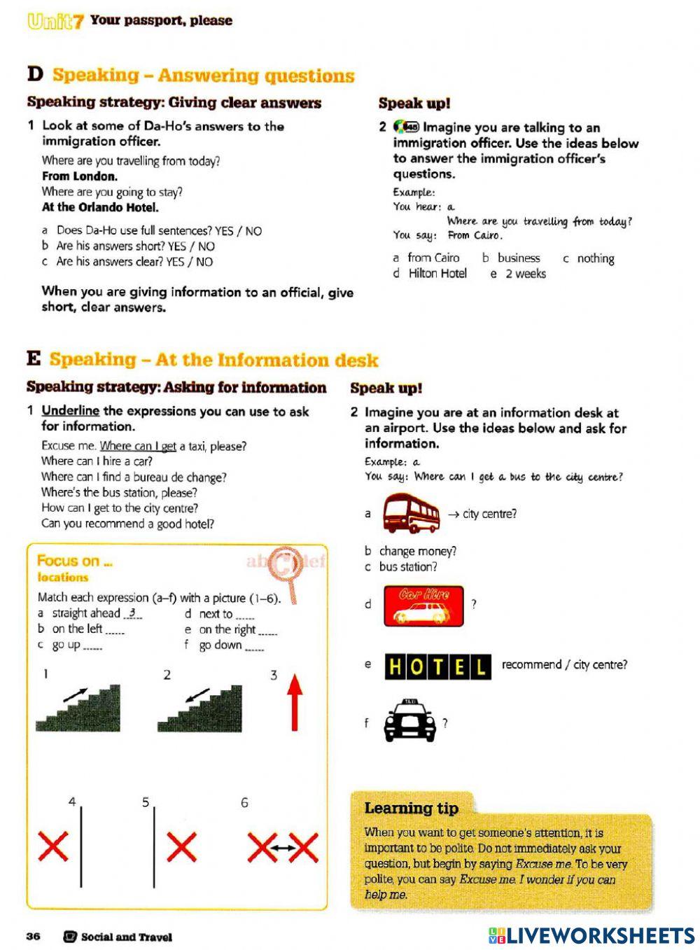 Speaking Unit 7 3958716 | Nguyet123 | Live Worksheets
