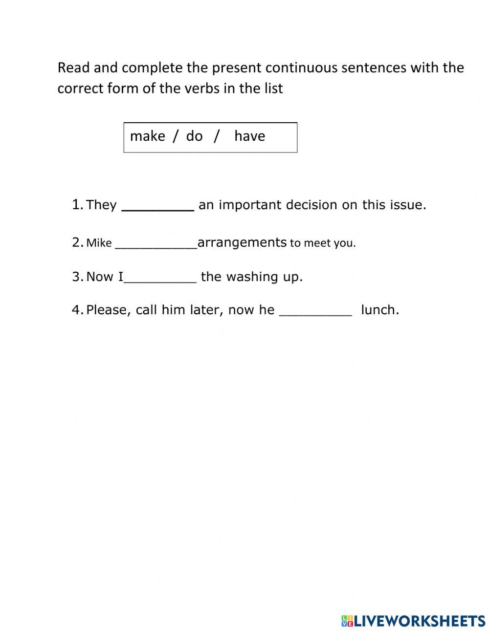 1431630 | Collocation have do make | Alejandra Salas