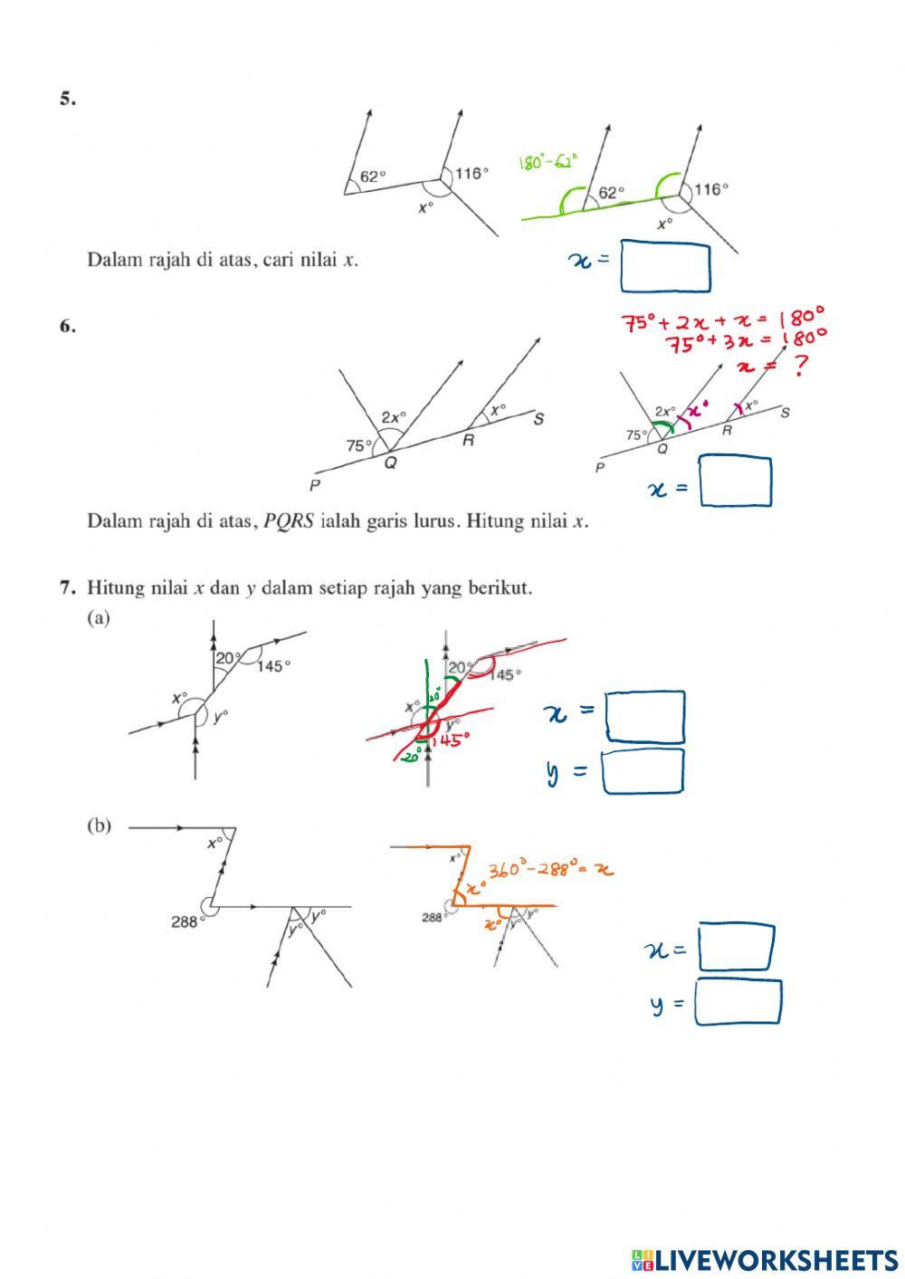 Matematik online exercise for 1 | Live Worksheets