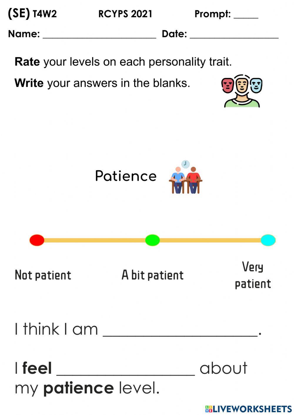 Personality Traits online worksheet for Primary | Live Worksheets