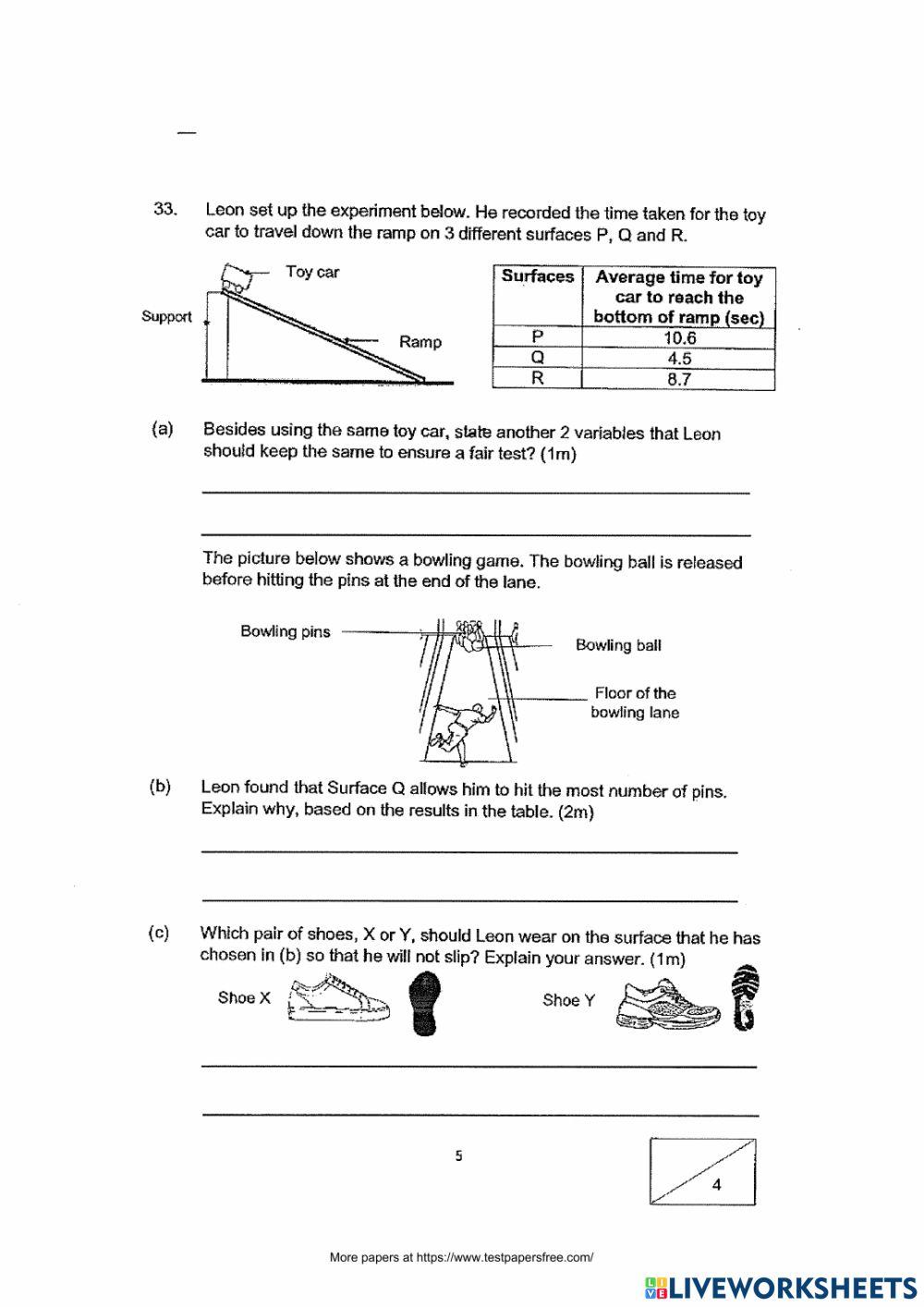 Science PSLE Prelim 2020 - SCGS 3407116 | VALERIE BUKAS