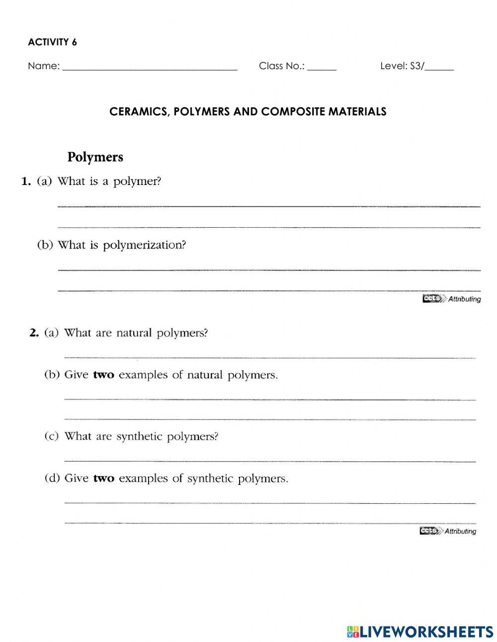 Activity 6 Materials - S3 Final online exercise for | Live Worksheets