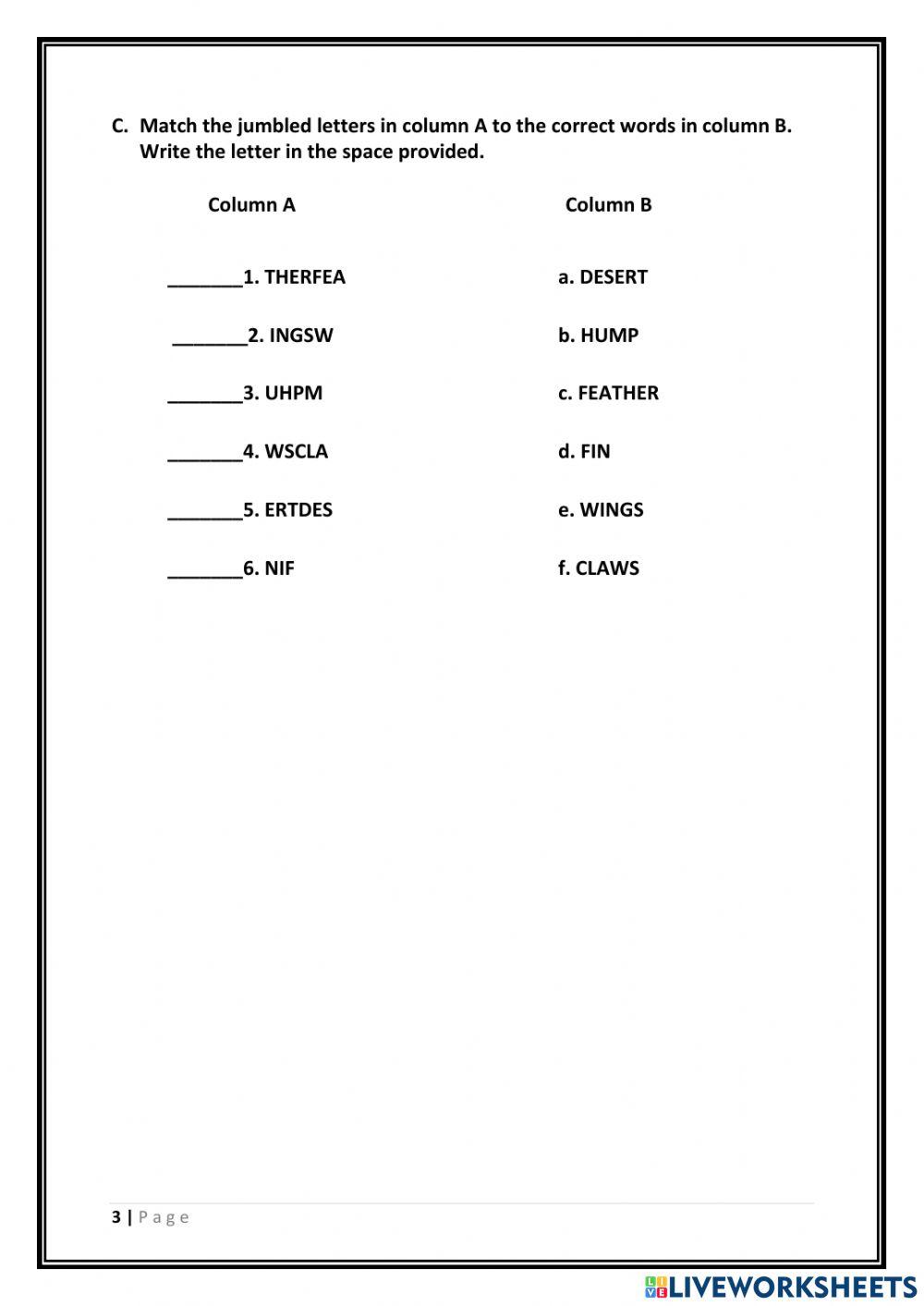 GRADE 2 HOLIDAY HOMEWORK - 1 online exercise for | Live Worksheets
