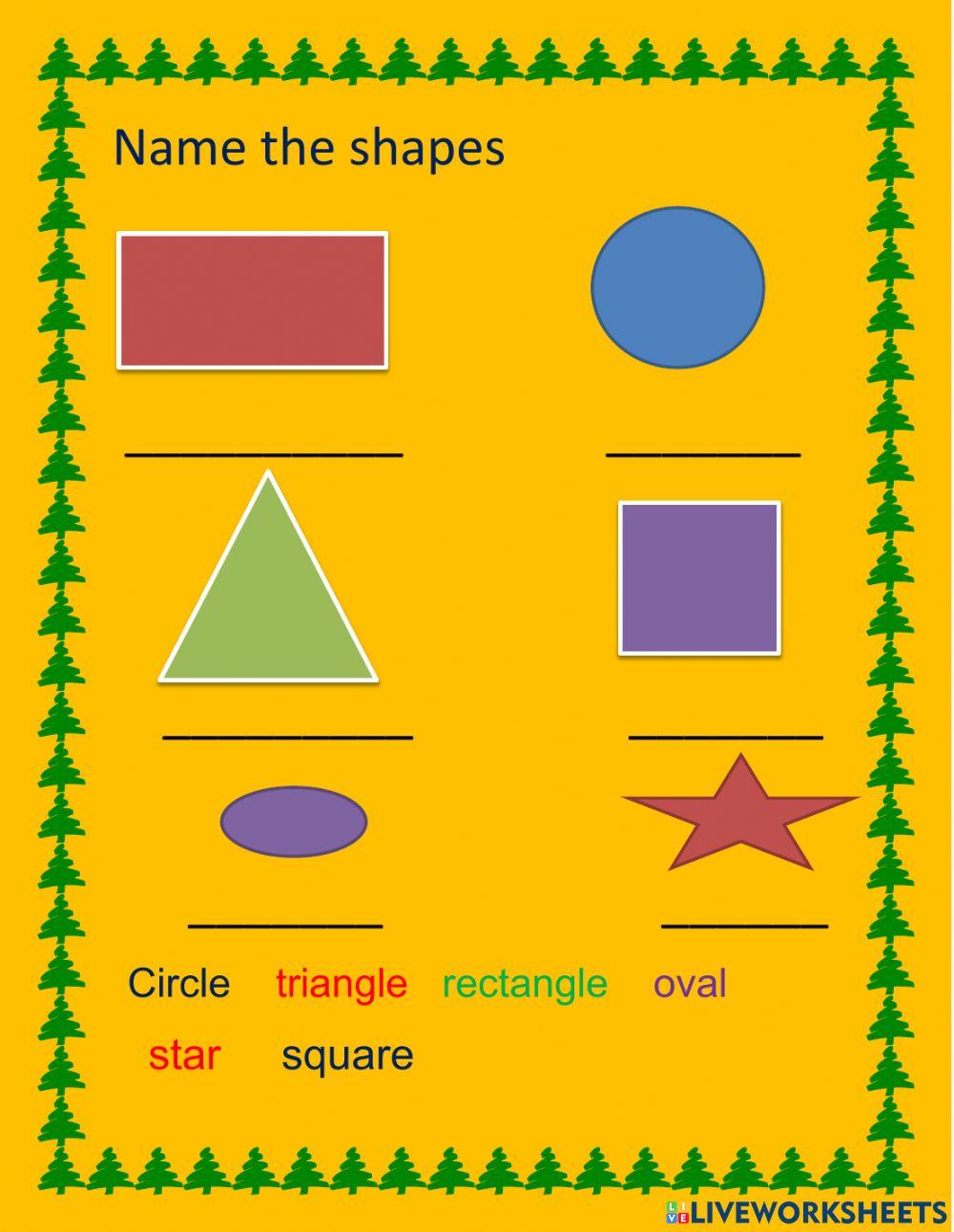 1433817 | Shapes | MATHSP1STFRANCIS | LiveWorksheets