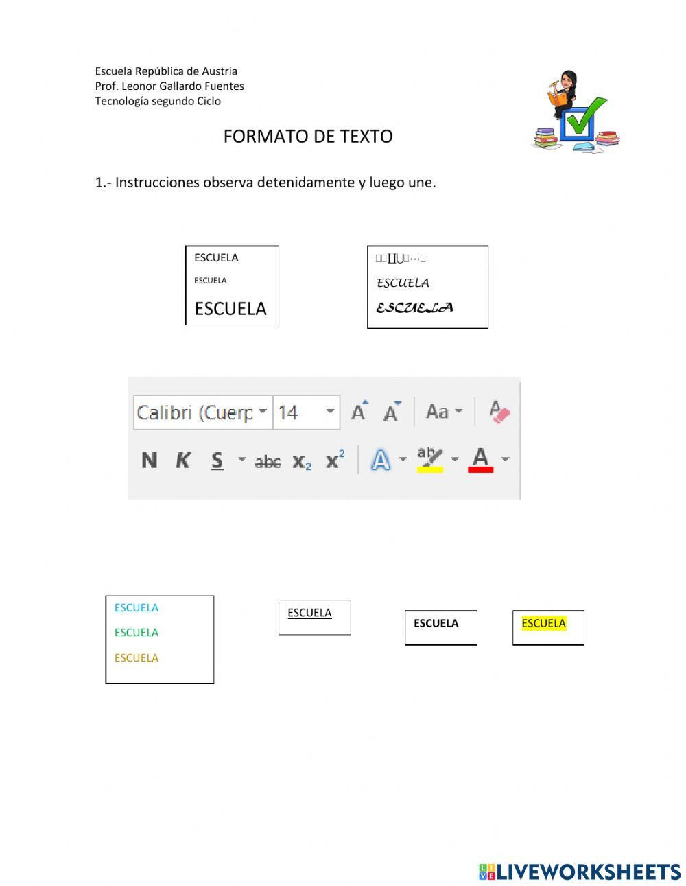 Herramientas de word interactive activity for Segundo Ciclo | Live ...
